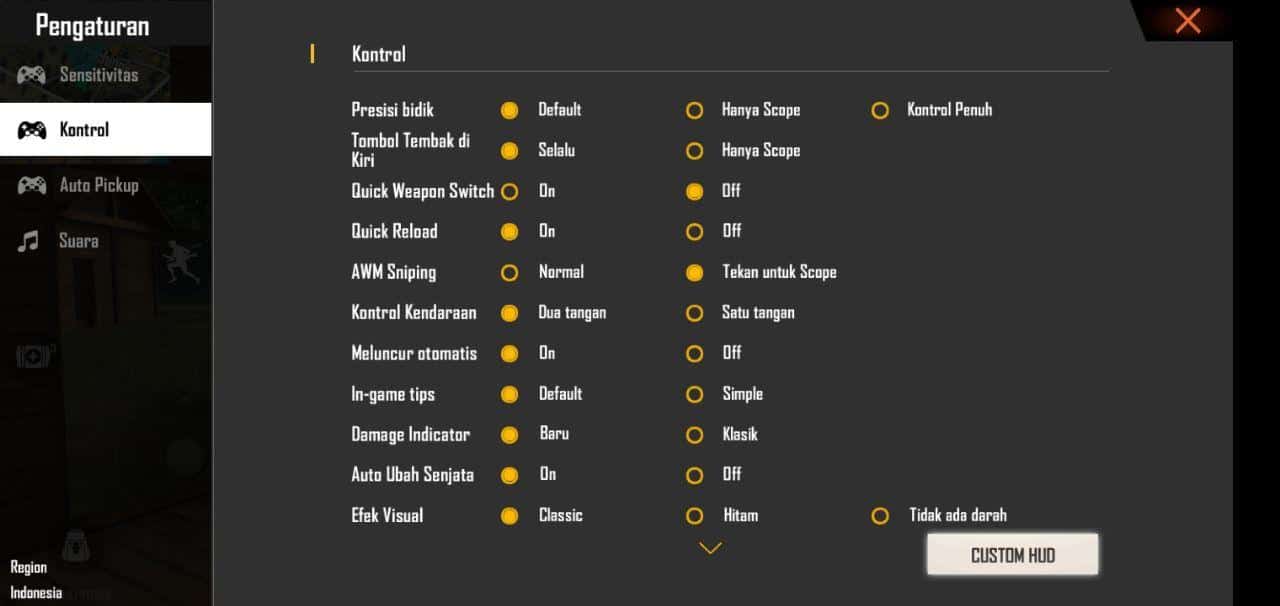 √ Settingan Sensitivitas Free Fire Auto Headshot Terbaik 2021